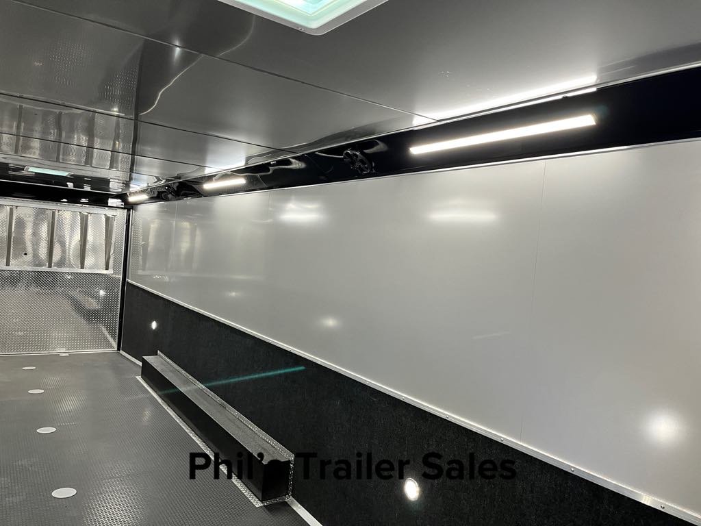 New 2024 HAULMARK NEW 85X34 EDGE ENCLOSED CAR RACE TRAILER ELECTRIC ...
