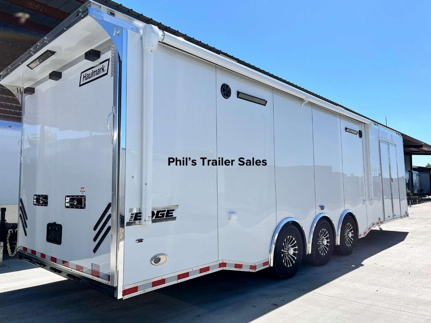 New 2024 HAULMARK NEW 85X34 EDGE ENCLOSED CAR RACE TRAILER ELECTRIC ...