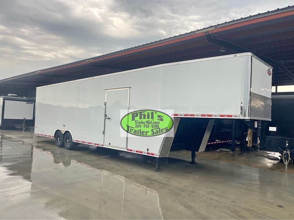 New 2025 Cargo Mate NEW 85X32 ENCLOSED GOOSENECK CARGO TRAILER Cargo ...