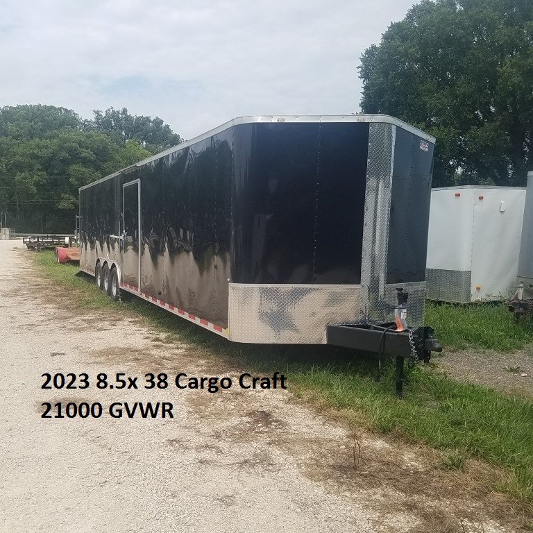 Used 2023 Cargo Craft 8x38 V-Nose Cargo Trailer Car / Racing Trailer ...