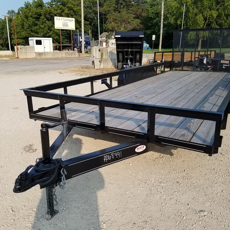 New 2025 MEB 82 x20 Utility Trailer w/ramp gate 7000# | Seneca Illinois