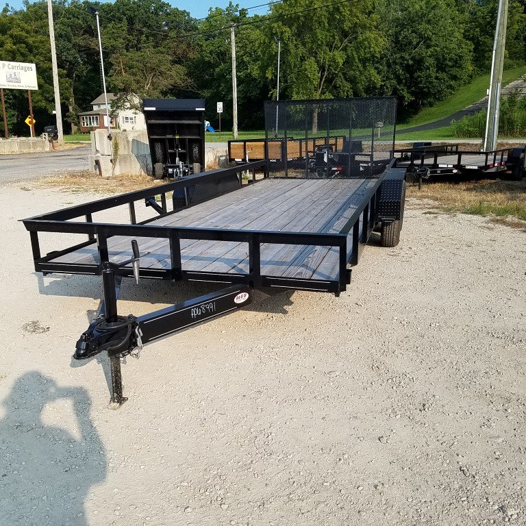 New 2025 MEB 82 x20 Utility Trailer w/ramp gate 7000# | Seneca Illinois