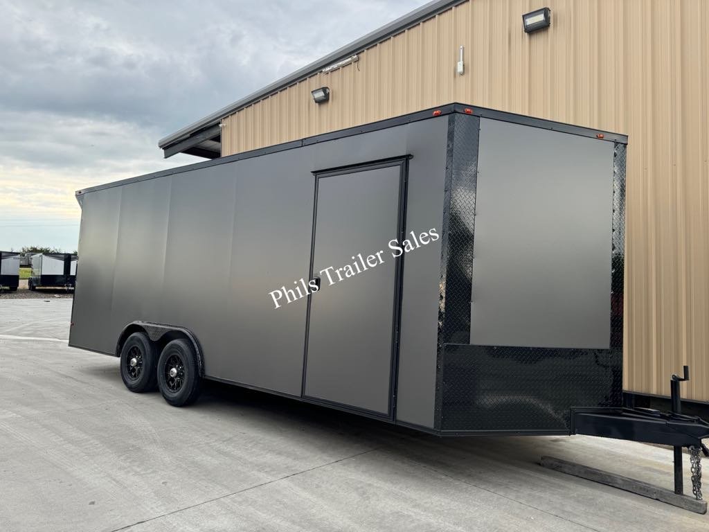 New 2024 8.5X24 BLACKOUT PACKAGE ALUMINUM WHEELS Cargo / Enclosed ...