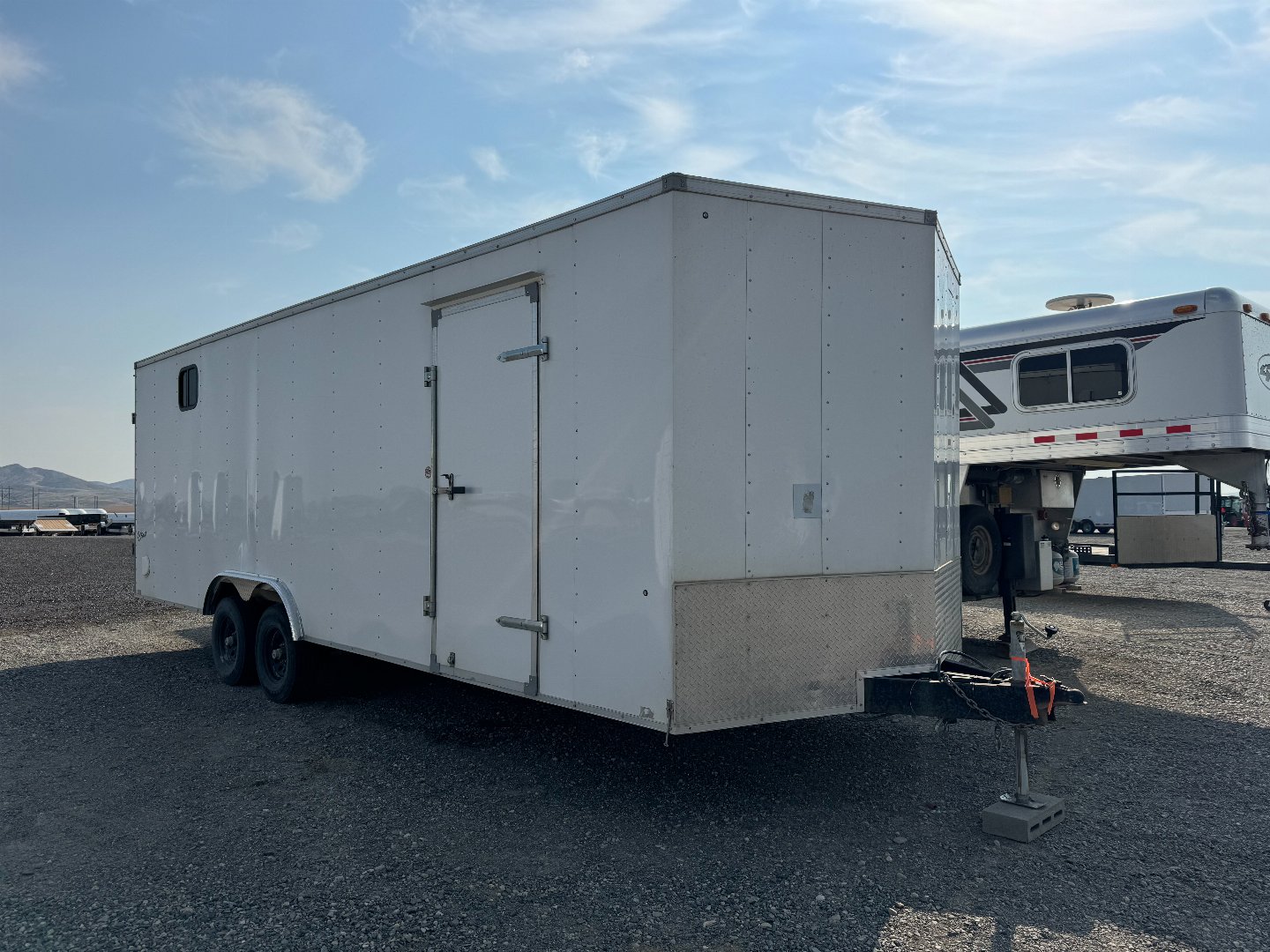 Used 2020 Pace American 8x24' Cargo / Enclosed Trailer | Three Forks ...