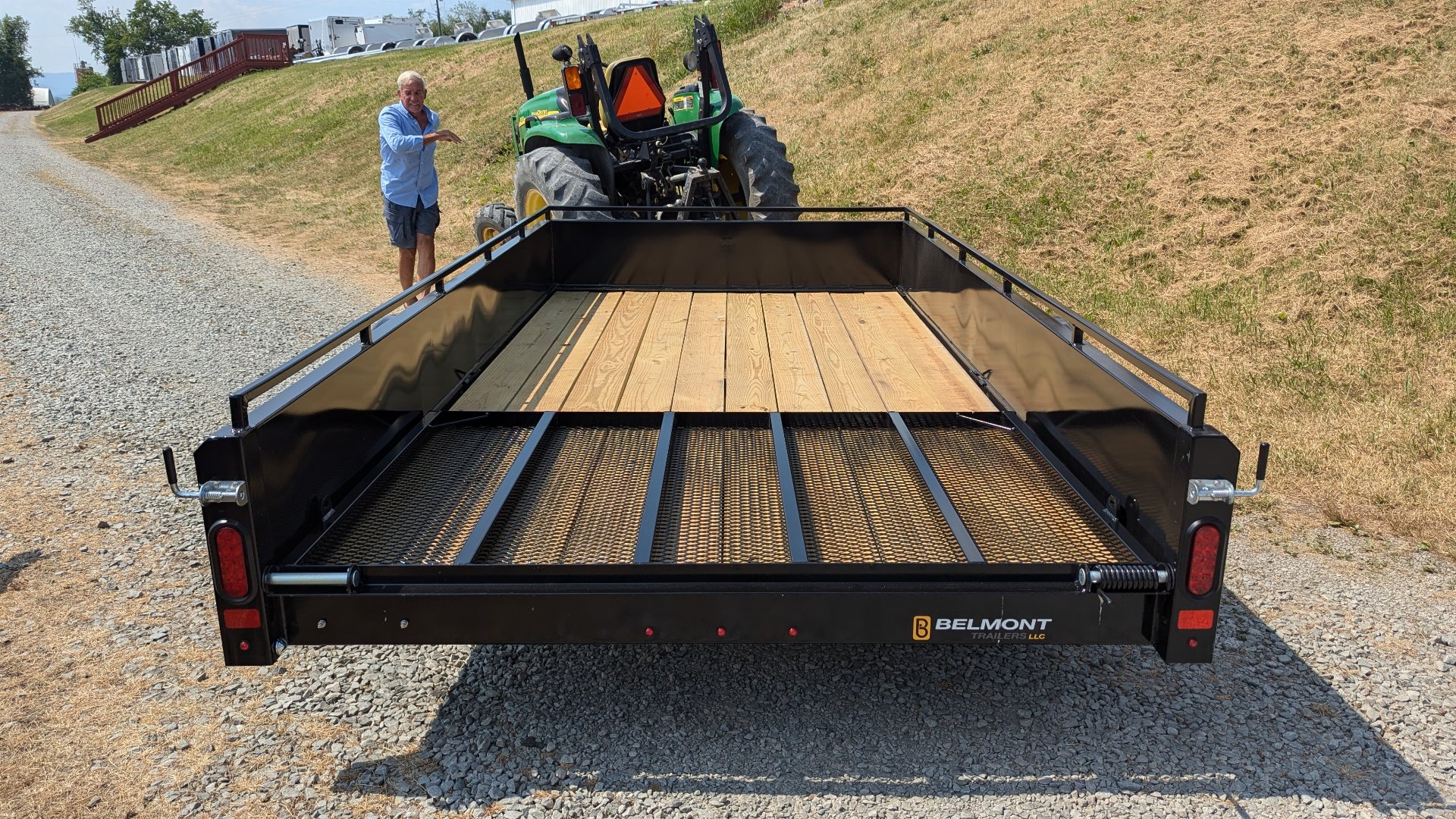 New 2024 Belmont 6x12 Solid Side Utility Trailer w/ Lay Flat Gate ...