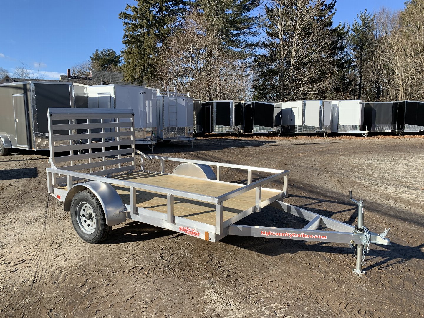 New 2025 HIGH COUNTRY 6X10 fully aluminum Utility Trailer/ ramp ...