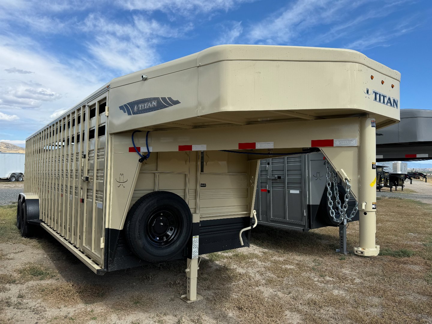 New 2024 TITAN 24' Standard Stock Trailer | Three Forks Montana