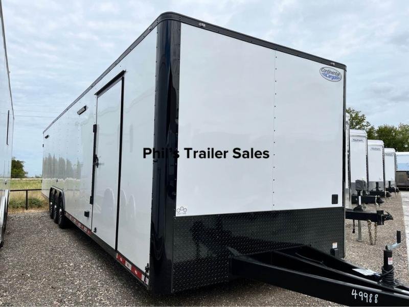 New 2025 CONTINENTAL CARGO 34 2 CAR RACE TRAILER ENCLOSED TRAILER ...