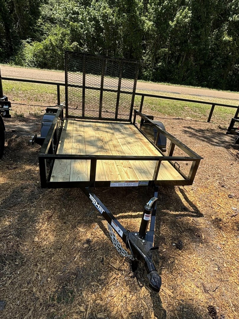 New 2024 Top Hat 5X8 SINGLE AXLE GATE Utility Trailer | Summit Mississippi