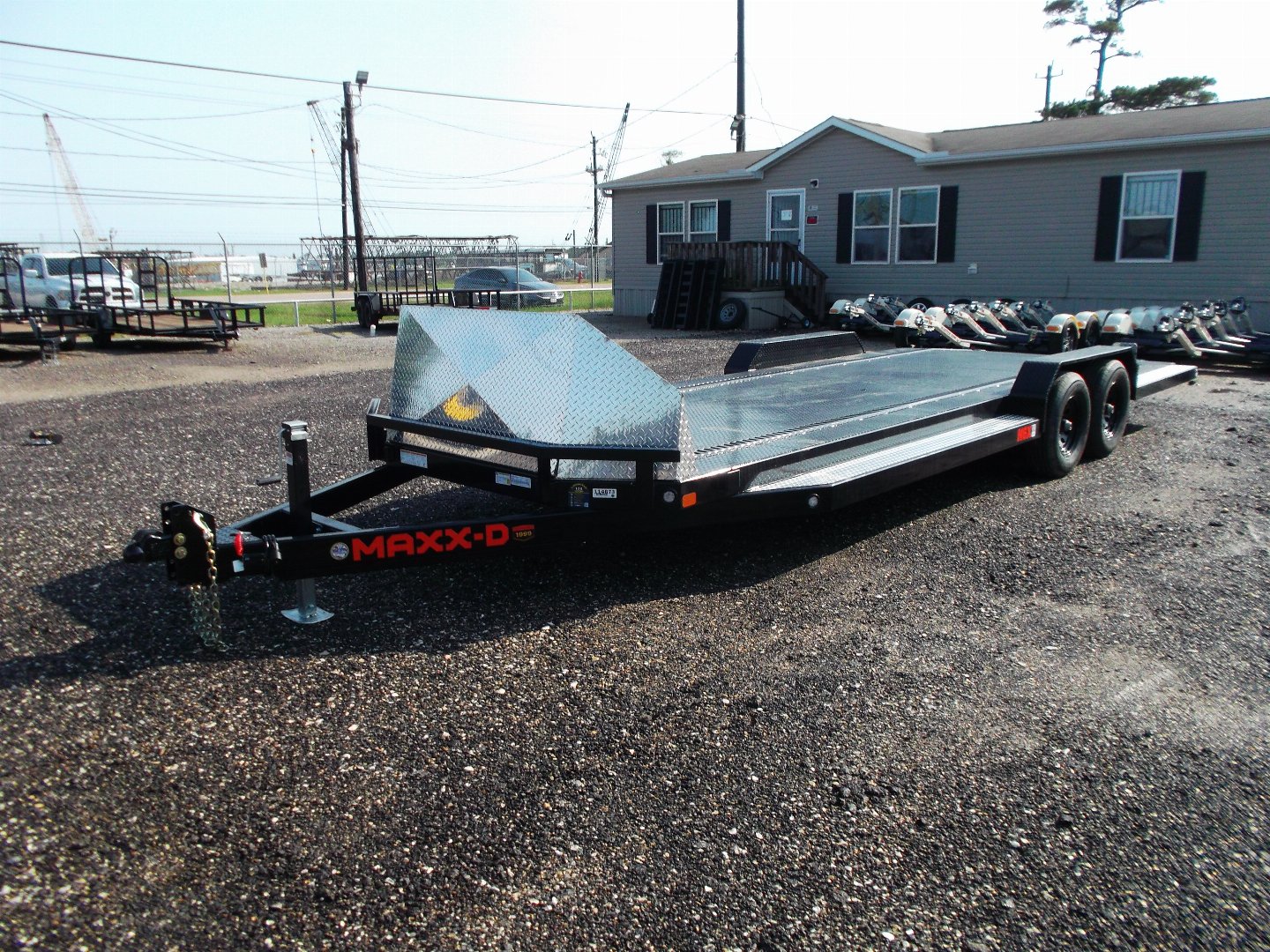 New 2025 MAXXD 83X24 10K N6X Steel Deck Car Hauler / Racing Trailer ...