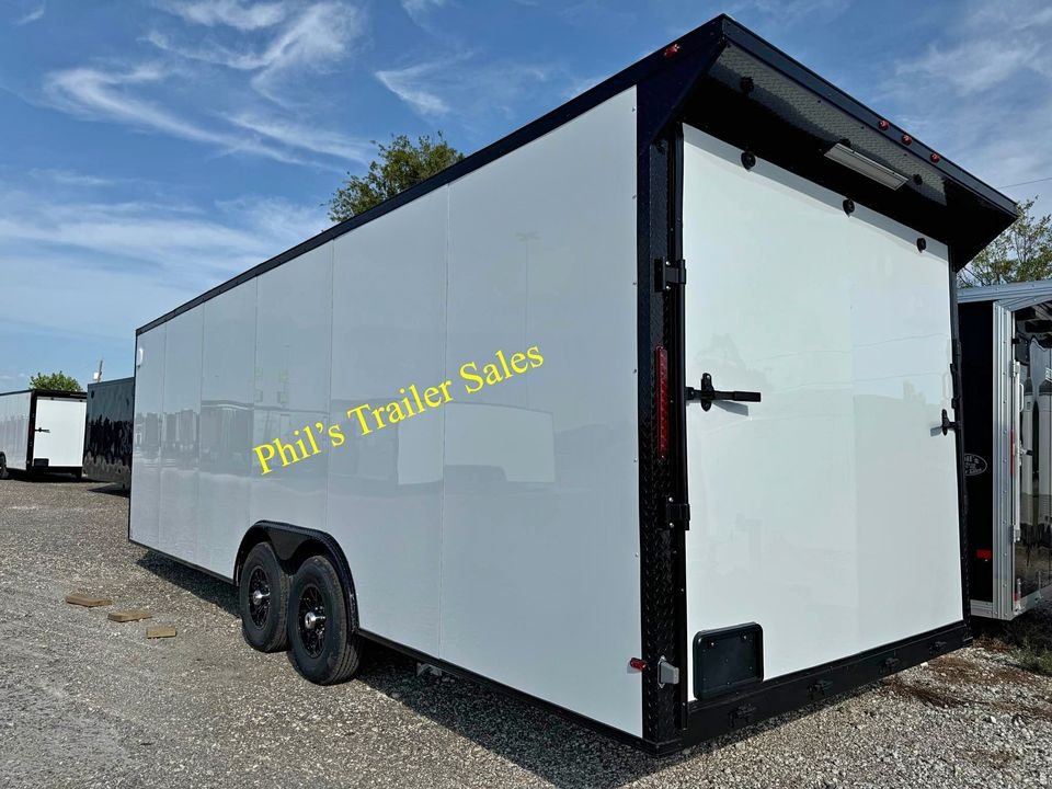 New 2024 8.5X20 BLACKOUT PACKAGE ALUMINUM WHEELS Cargo / Enclosed ...
