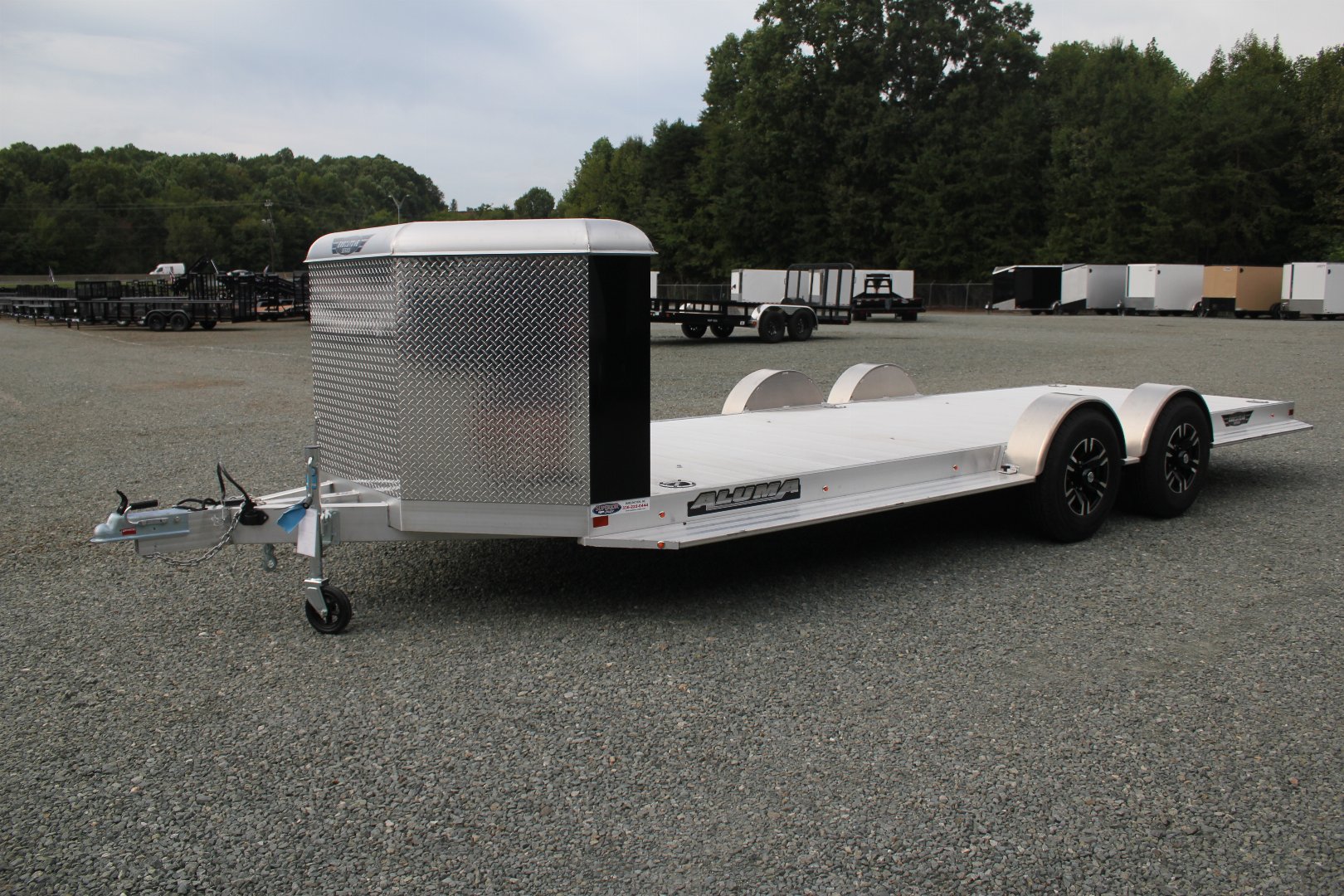 New 2025 ALUMA 8220H-XL Car Trailer w/ Cargo Box | Burlington North ...