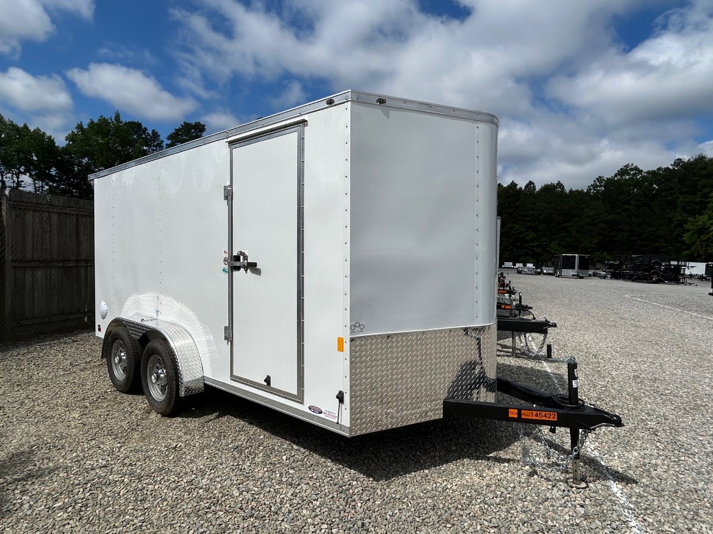 New 2025 CONTINENTAL CARGO 7x14 w/ Ramp Door Cargo / Enclosed Trailer ...