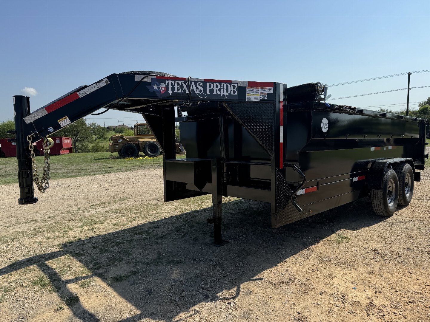 New 2025 Texas Pride Trailers DT716316KGN Dump Trailer | Marion Texas