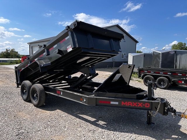 New 2025 MAXXD MAXXD DJX 83"X14' 14K GVWR Dump Trailer7 GA FLOOR HD 6 ...