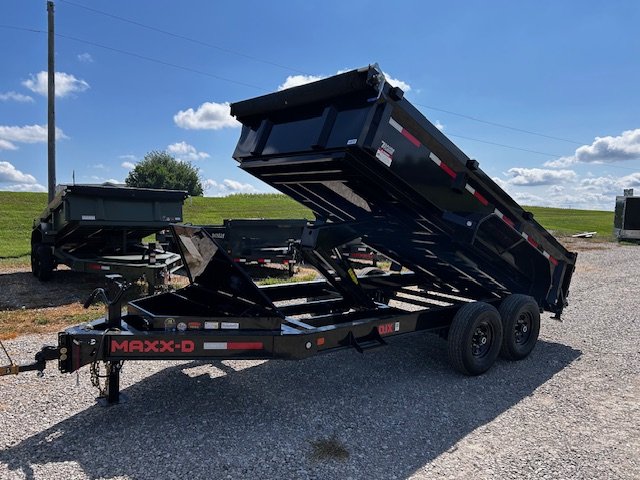 New 2025 MAXXD MAXXD DJX 83"X14' 14K GVWR Dump Trailer 7 GA FLOOR HD 6 ...