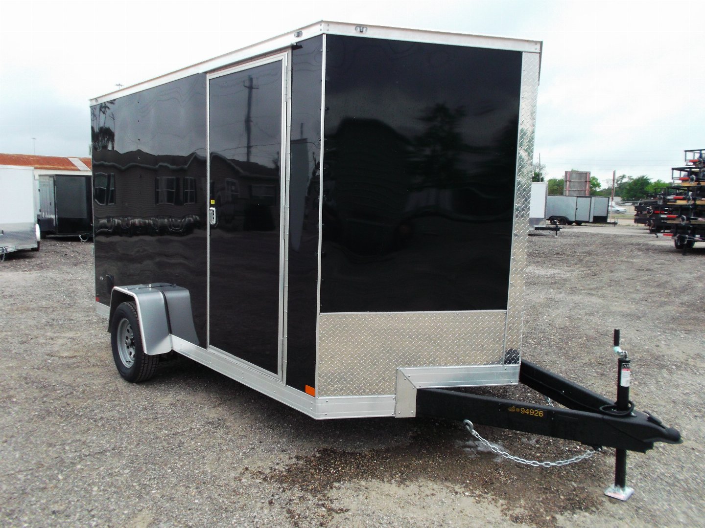 New 2025 COVERED WAGON TRAILERS 7x12 Single Axle Cargo / Enclosed ...