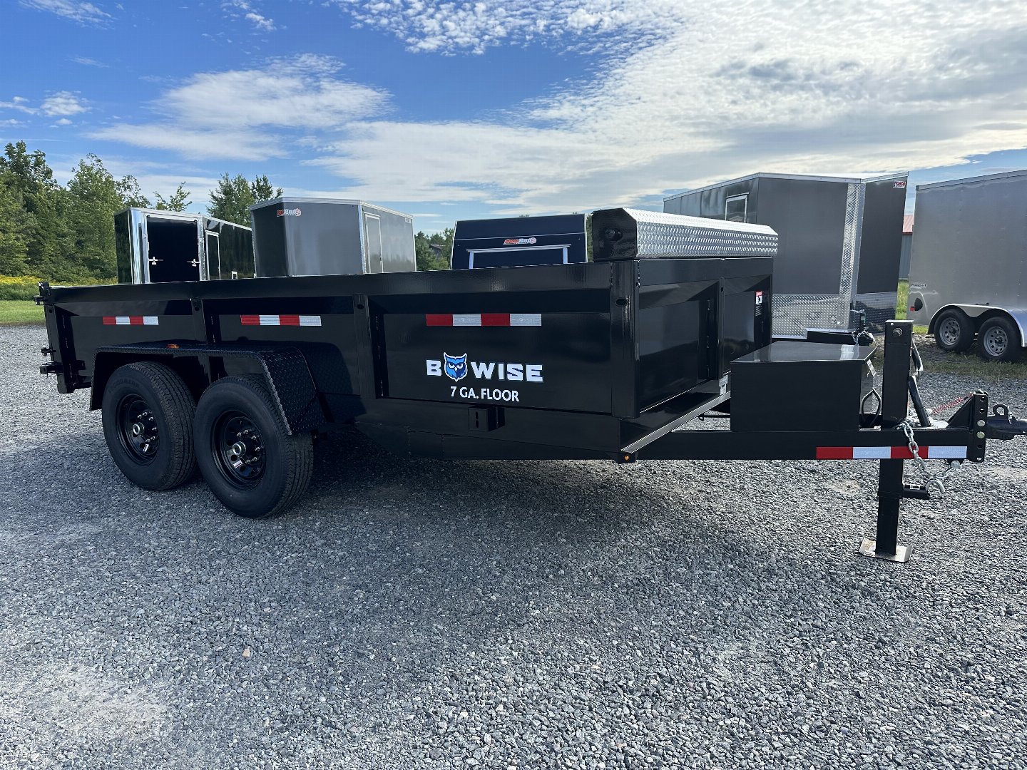 New 2025 BWISE DT714LP-LE-14 Dump Trailer | Hudson Falls New York