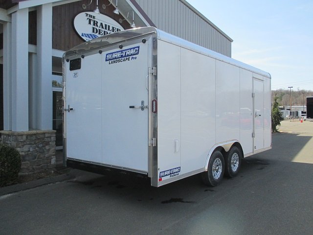 New SURE-TRAC 8’6″ X 18′ ENCLOSED LANDSCAPE TRAILER 9.9K | Northford ...