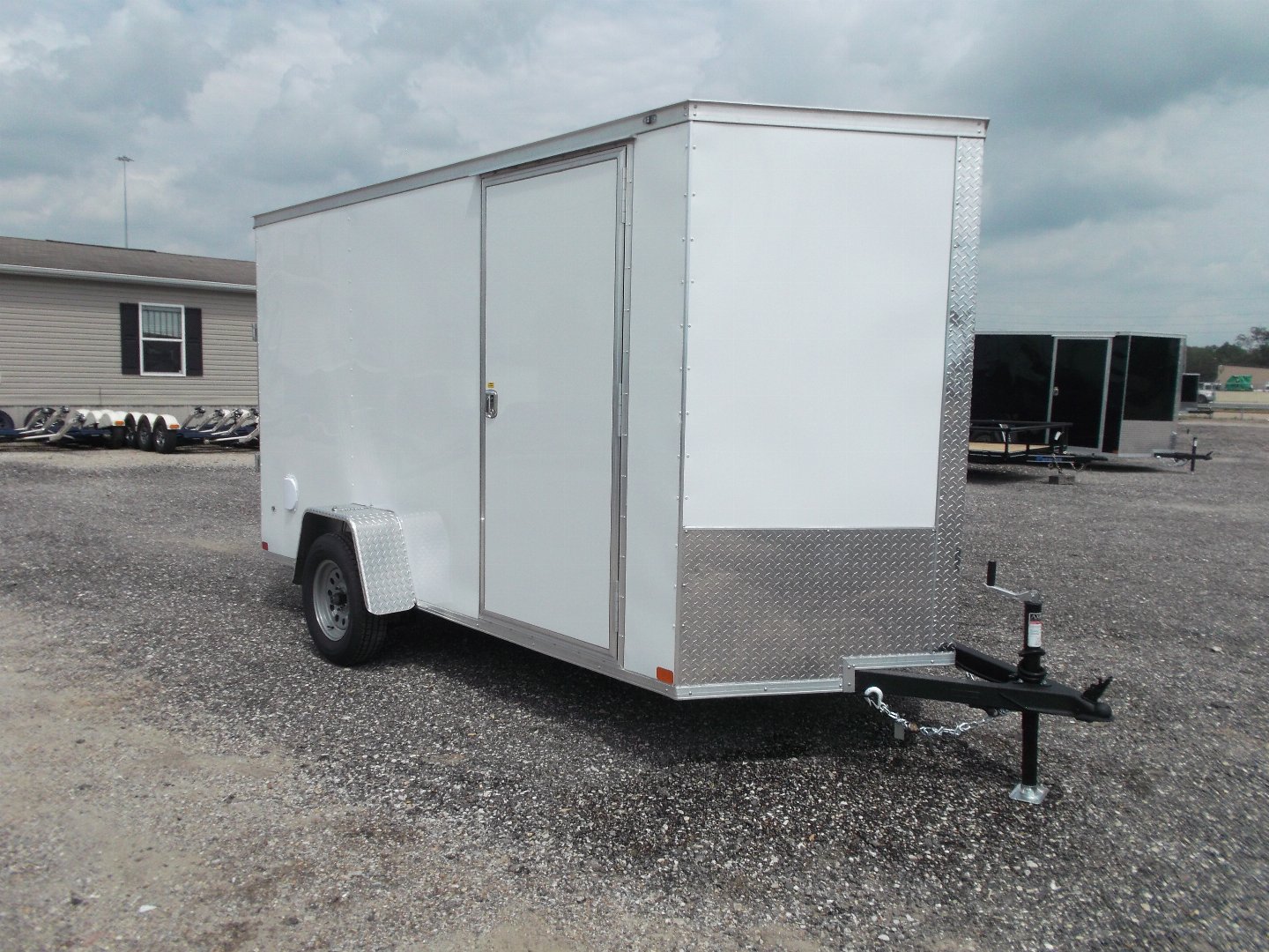 New 2025 COVERED WAGON TRAILERS 6x12 Single Axle Cargo Trailer ...