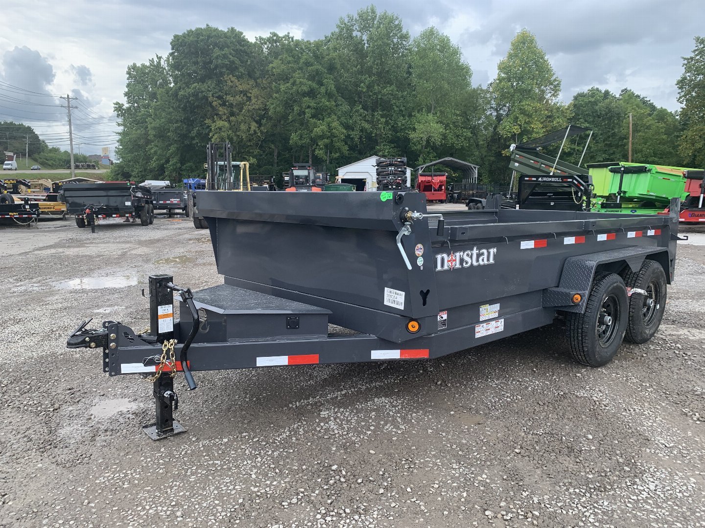 New 2024 Iron Bull DCB 7X14 14K Dump Trailer | Sevierville Tennessee