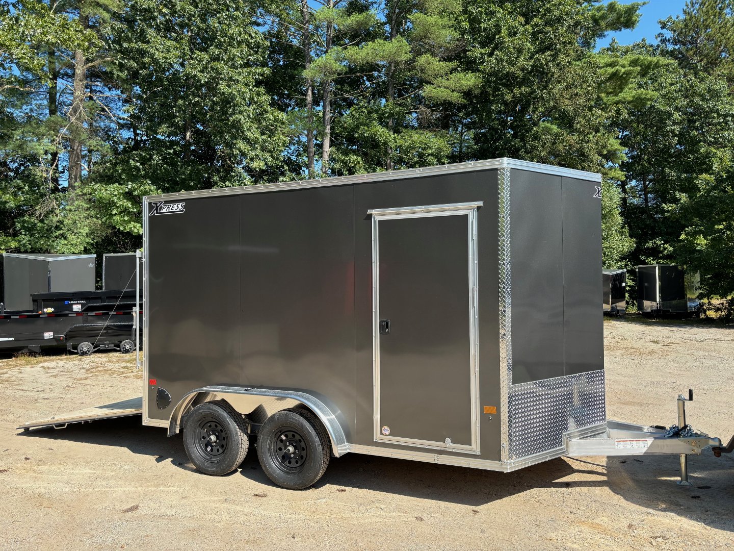 New 2025 High Country 7.5x12 +3ft V-Nose Aluminum trailer / 7' interior ...