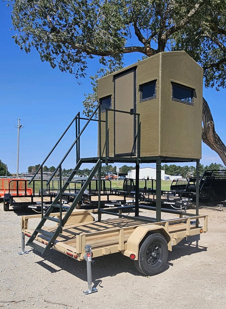 New 2025 PJ TRAILERS 77" x 10' Utility trailer with 4' x 6' Hunting ...