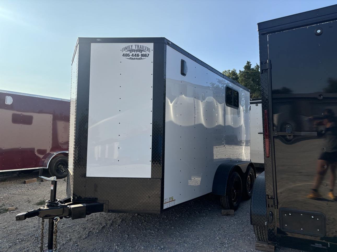 New 2025 FGT 6x12 Tandem Axle Cargo / Enclosed Trailer -WINDOWS, FRAME ...