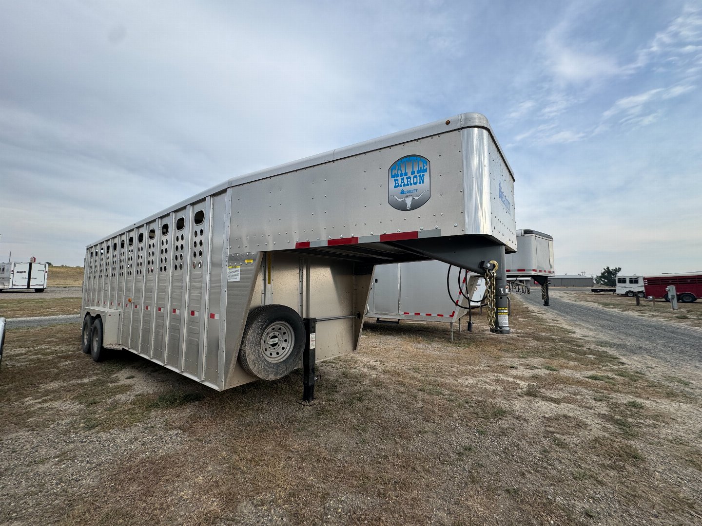 Used 2025 Merritt 24' Stock Trailer | Three Forks Montana