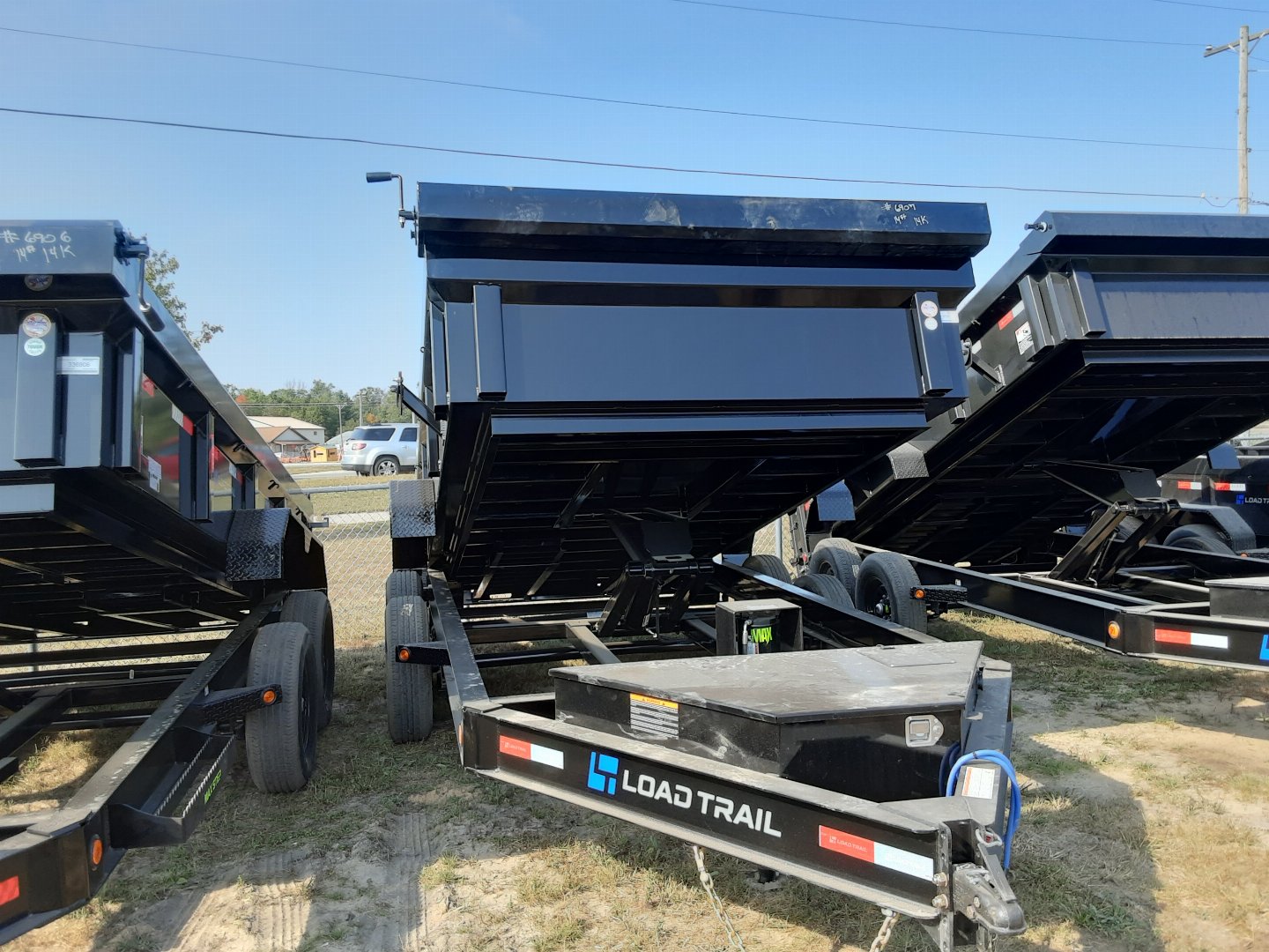 New 2025 Load Trail 83X14 Dump Trailer 2' WALLS HYDROLIC JACK ...