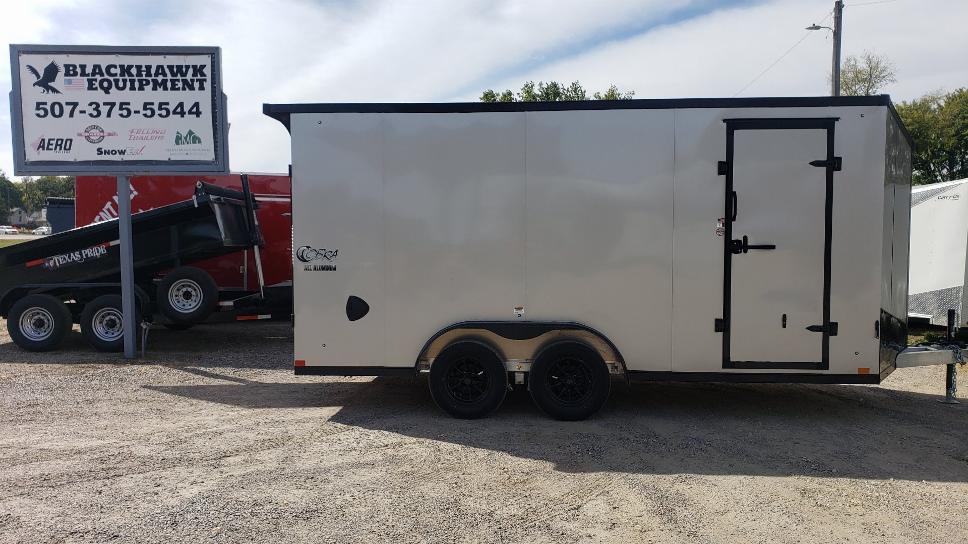 New 2025 STEALTH TRAILERS 7.5x16 Cobra All Aluminum Enclosed Trailer ...