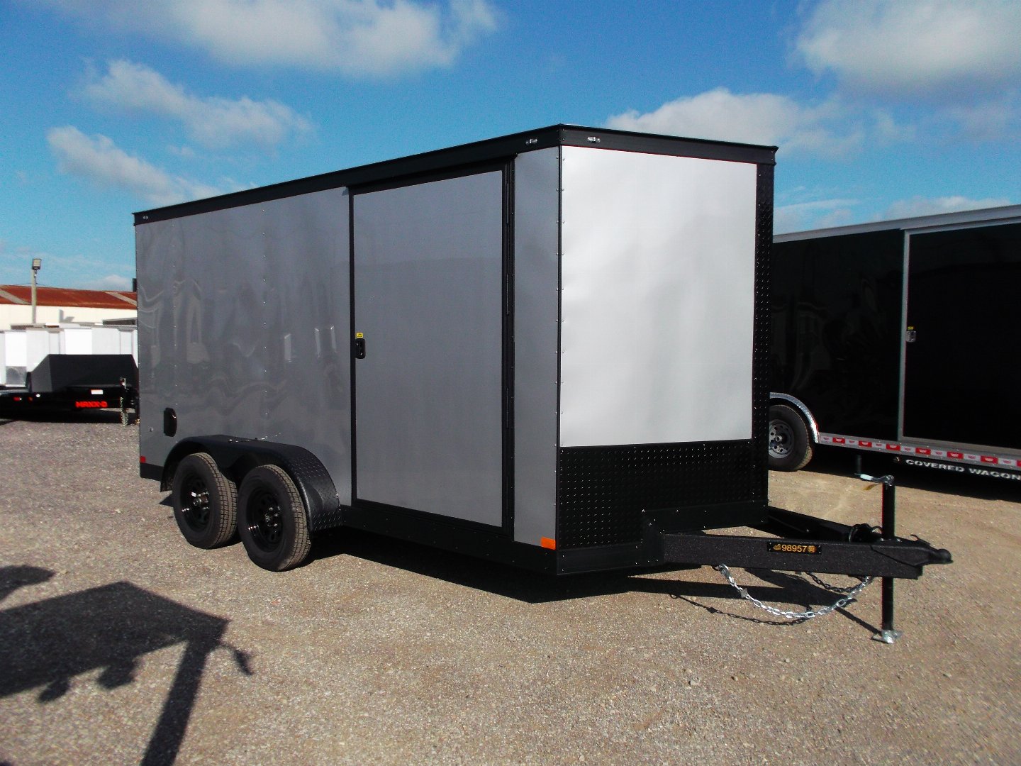 New 2025 COVERED WAGON TRAILERS 7x14 Tandem Axle Cargo Trailer ...