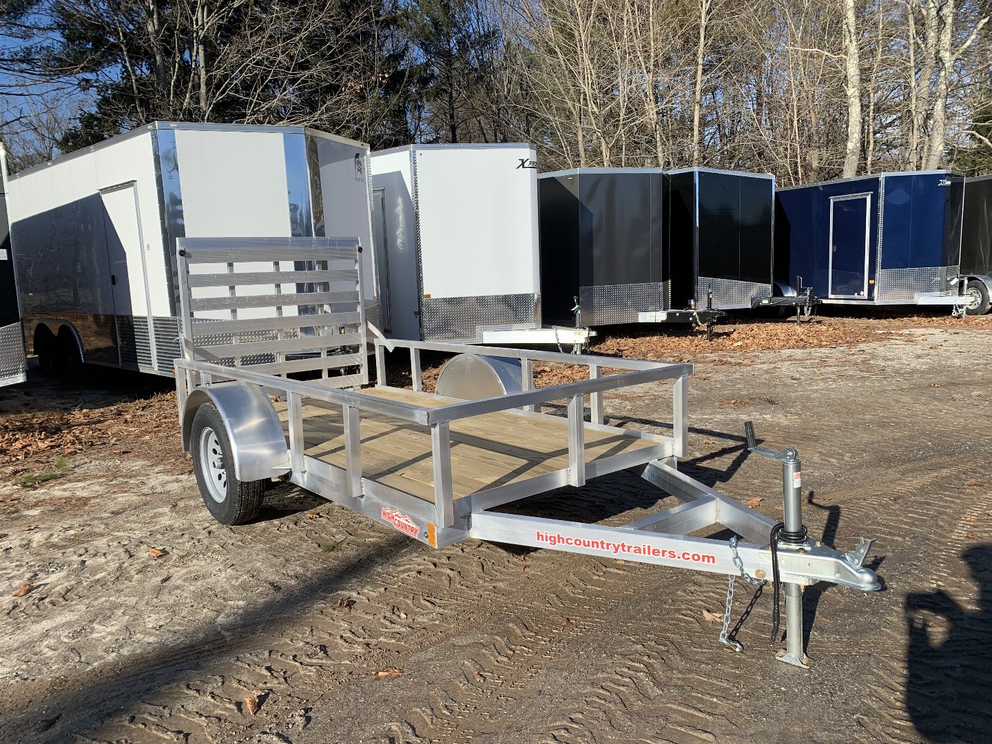 New 2025 HIGH COUNTRY 5X10 fully aluminum Utility Trailer/ ramp ...