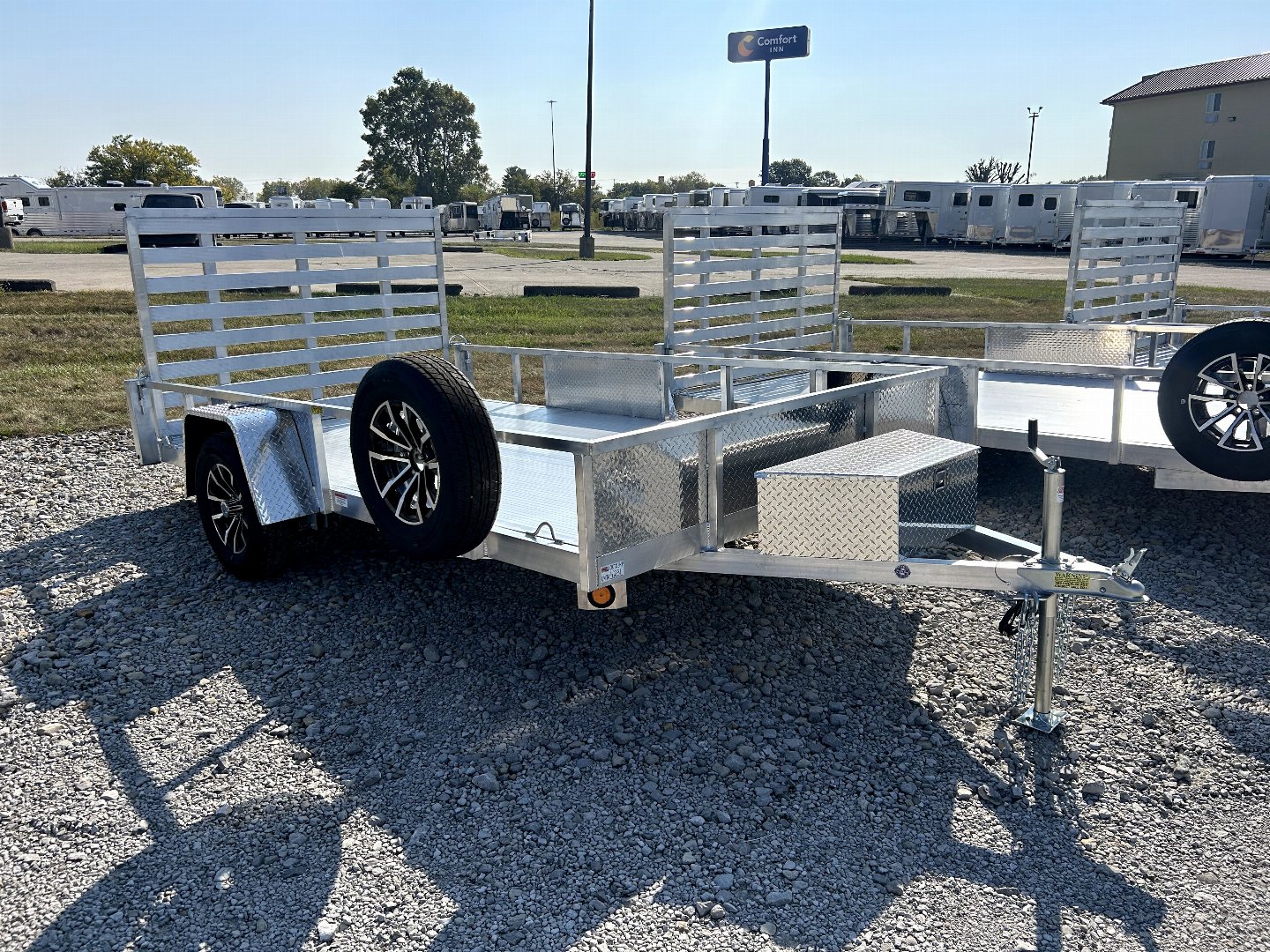 New 2025 Quality Steel and Aluminum 82"x12' Aluminum Utility Trailer ...