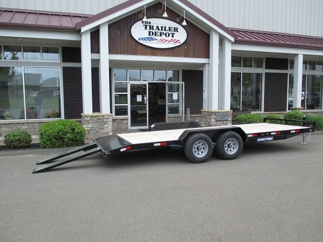 New Sure-Trac 6'10" x 20' Wood Deck Open Car Hauler 9.9K | Northford ...