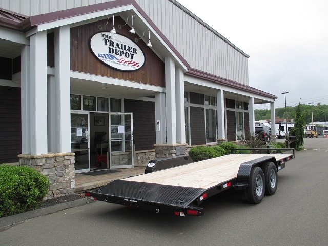 New Sure-Trac 6'10" x 20' Wood Deck Open Car Hauler 9.9K | Northford ...