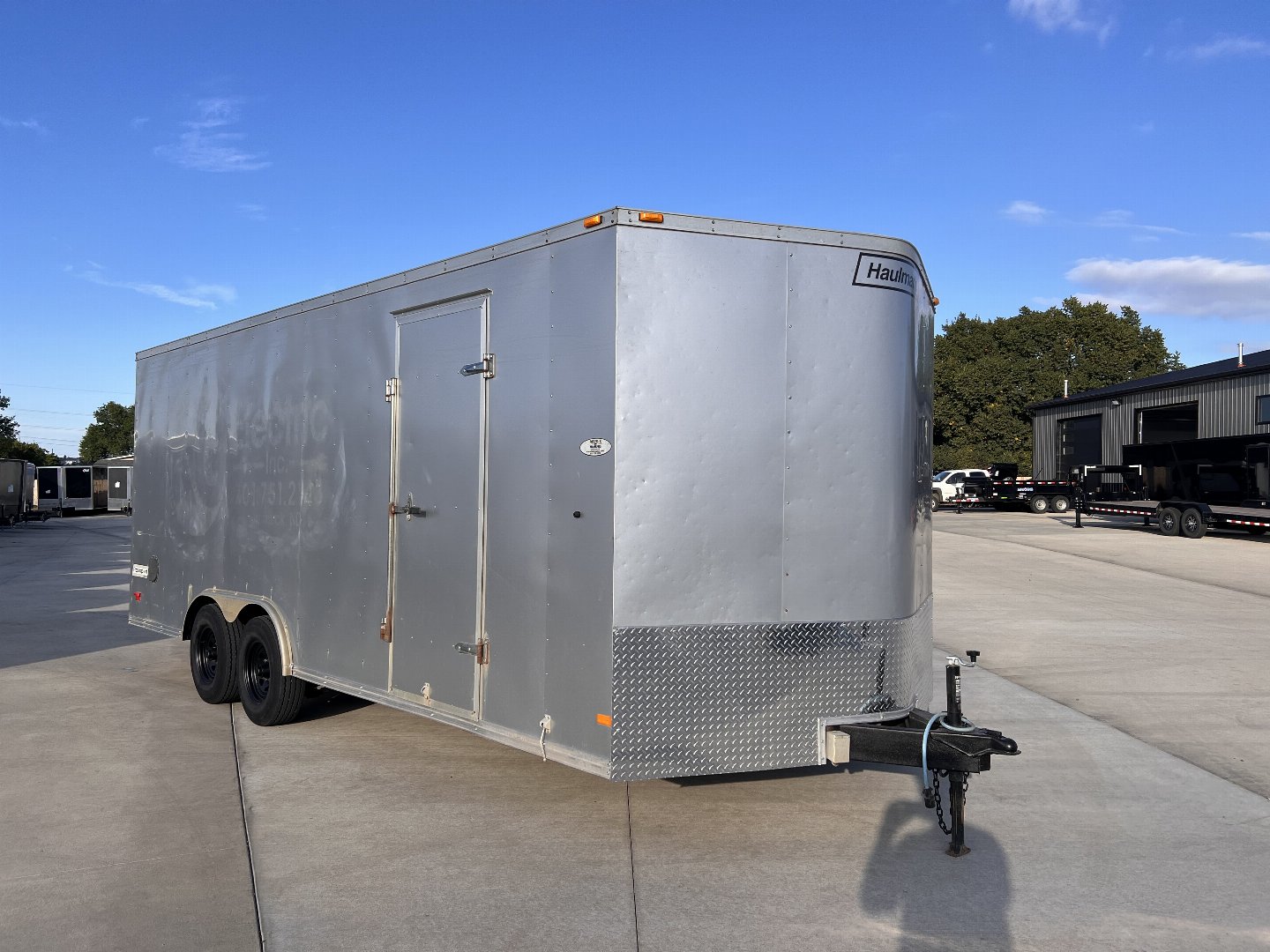 Used 2020 Haulmark 8.5x20 +2’V TALL 7’ INSULATED, WIRED Enclosed Rear ...