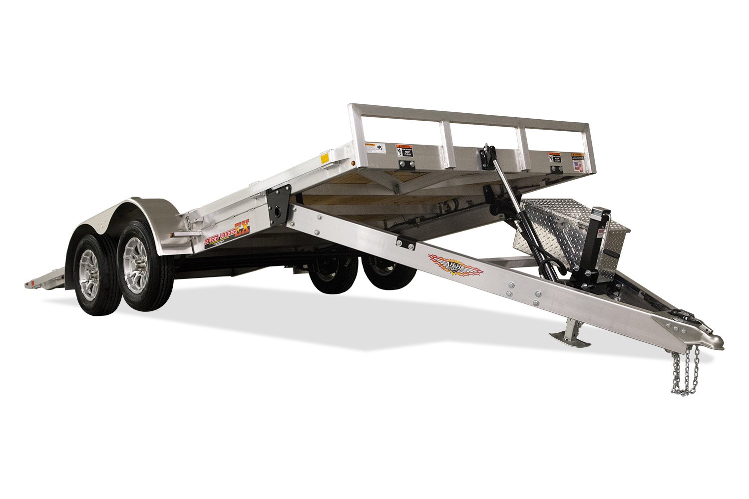 New 2025 H and H Trailer 82x24 Aluminum Electric Tilt Low Profile Speed ...