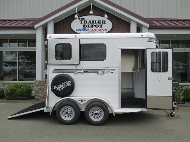 New KINGSTON 2-HORSE STRAIGHT LOAD BUMPER PULL TRAILER | Northford ...