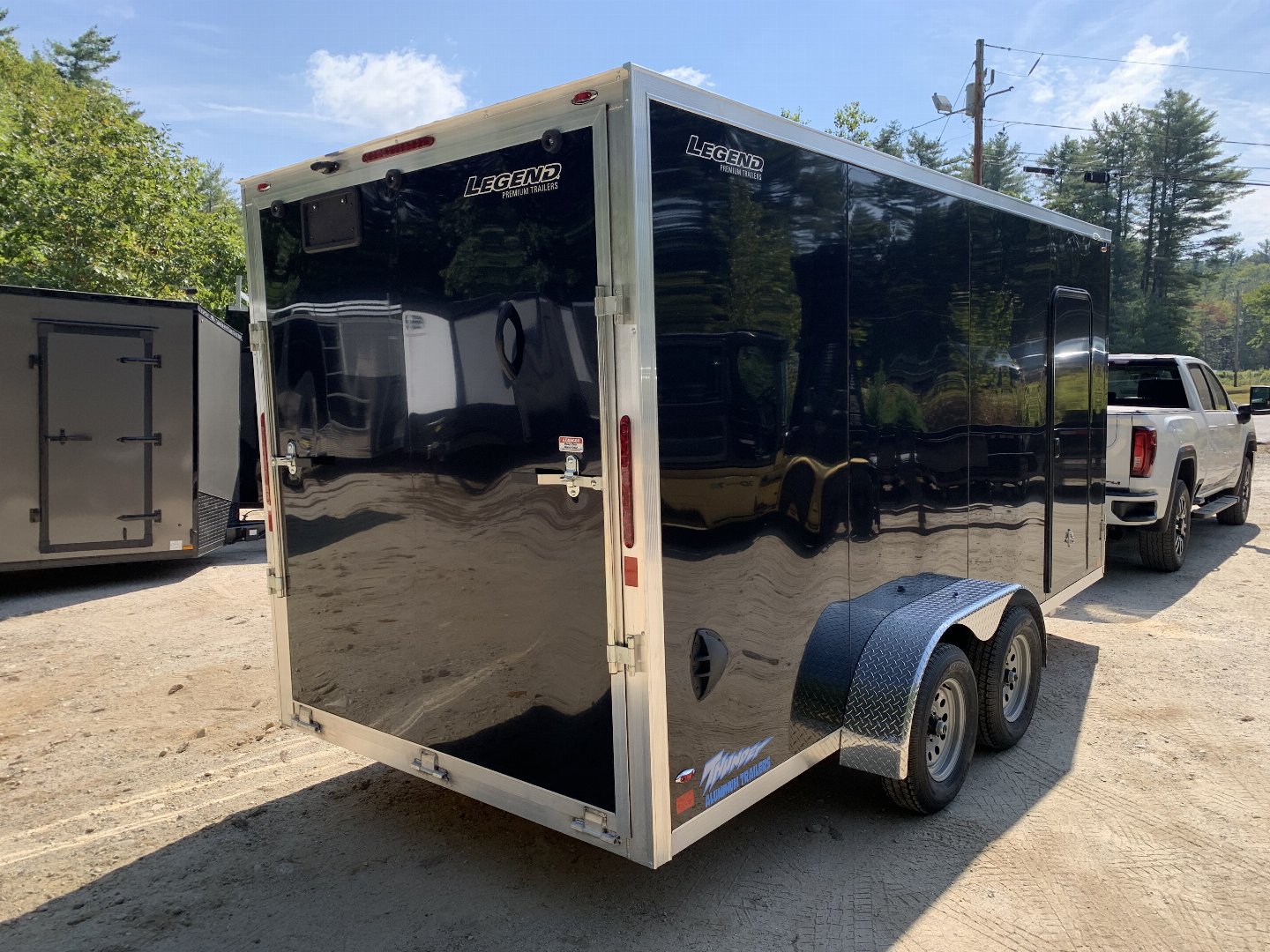 New 2025 Legend Trailers 7X16 +2FT V nose/ Full Aluminum Construction ...
