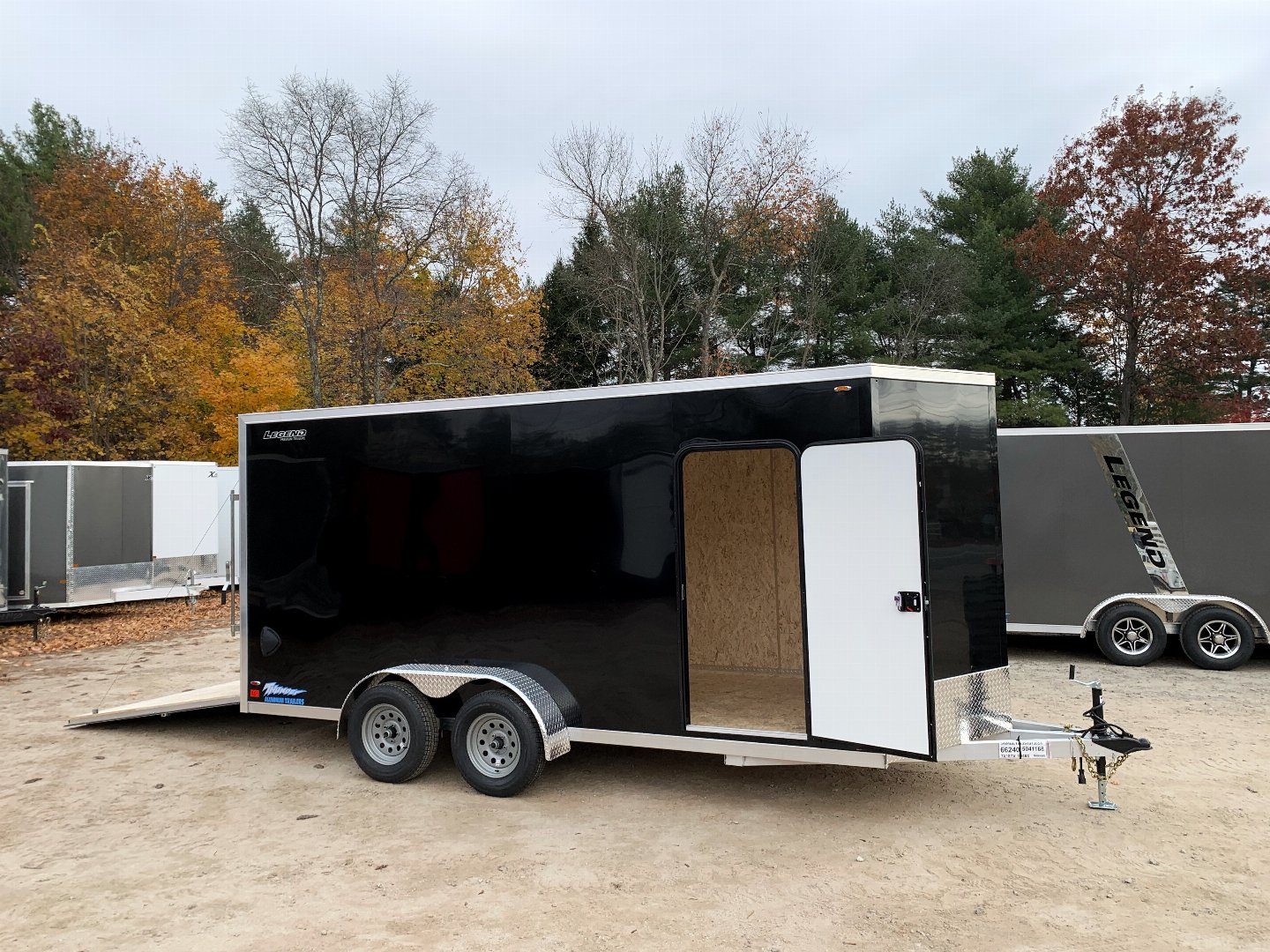 New 2025 Legend Trailers 7X16 +2FT V nose/ Full Aluminum Construction ...