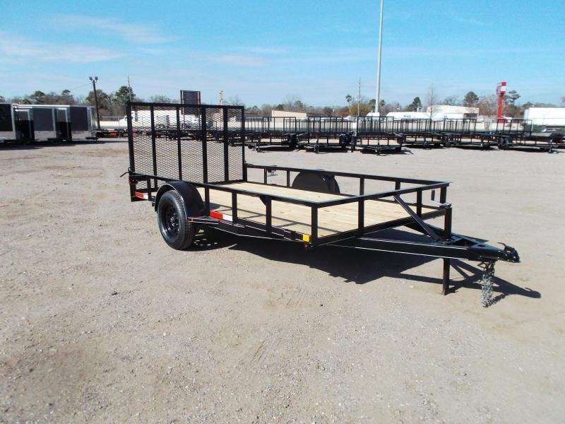 New 2025 J&C TRAILERS 77x12 Single Axle Utility Trailer / C-Channel ...