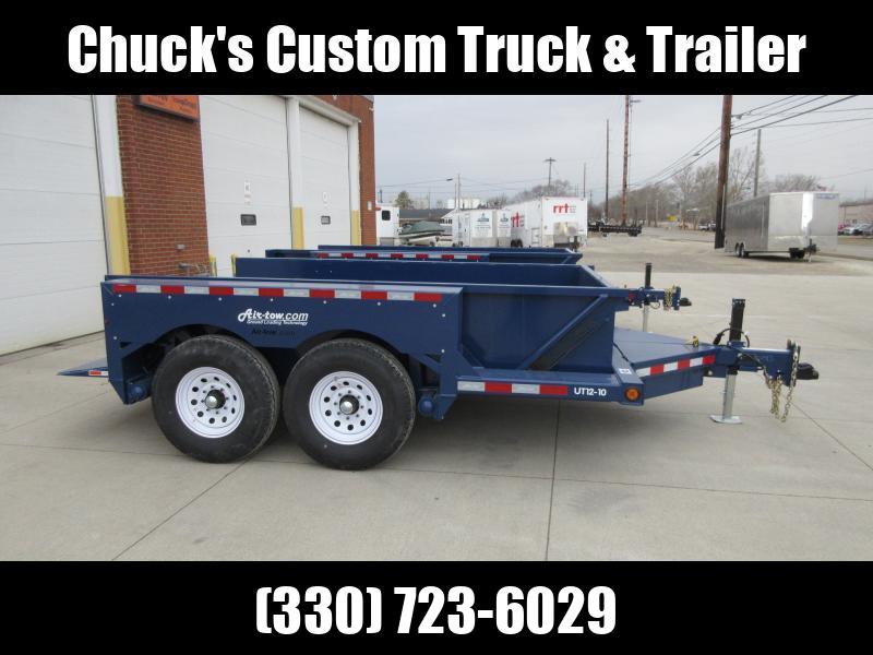 New 2024 Air Tow 75"X12' UTLITY DROP HYDRAULIC DROP DECK TRAILER ...