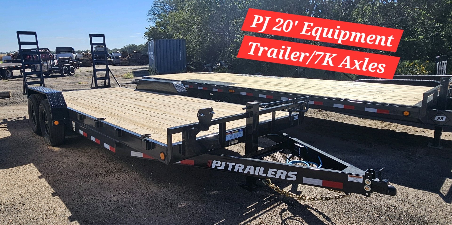 New 2025 PJ TRAILERS 20' x 6 in. Channel (CC) Equipment Trailer | St ...