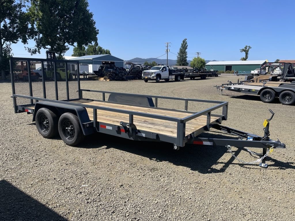 New 2023 VERSATILE TRAILERS Utility Flat w/ Rail Side and Rear Ramp ...