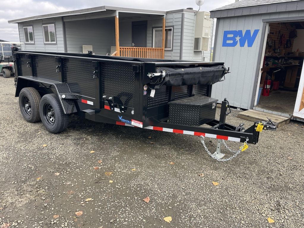New 2024 Versatile Trailers Direct Push PT712-10K 24" SIDES Dump ...