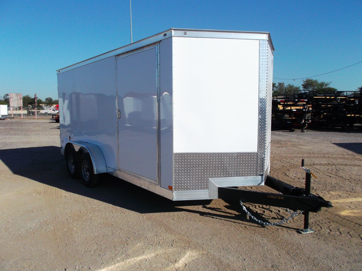 New 2025 COVERED WAGON TRAILERS 7x16 Tandem Axle Cargo Trailer ...