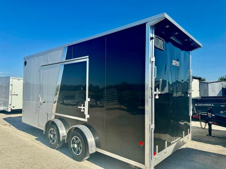 New 2024 E-Z Hauler 7.5X18 UPGRADED 5200LB TORSION AXLES ESCAPE DOOR ...