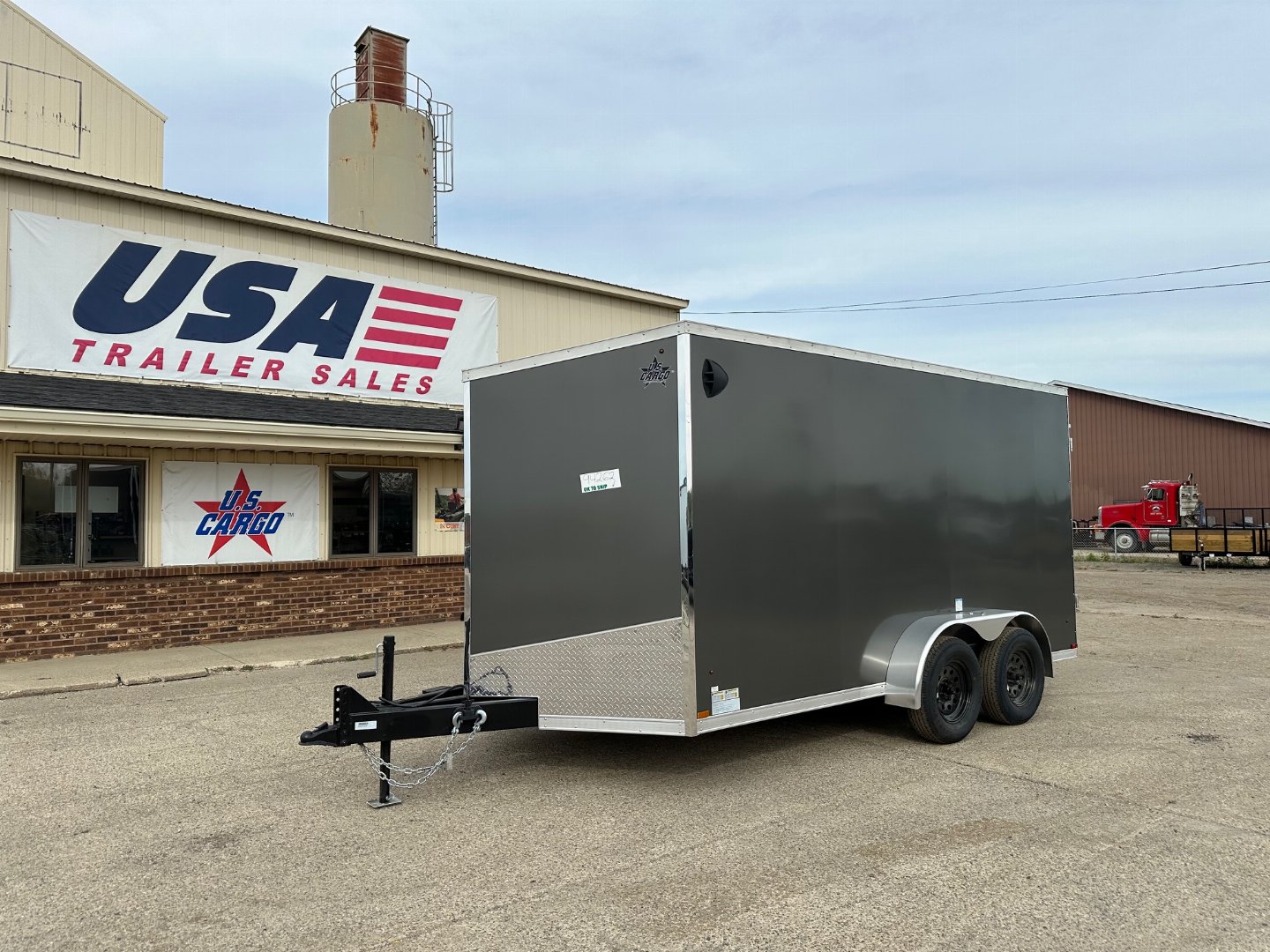 New 2025 US CARGO Scout 7x14 +6" V-Nose Ramp Door w/Options Cargo ...