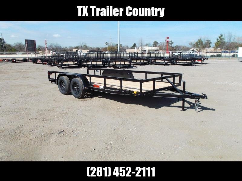 New 2025 J&C TRAILERS 83x16 Utility Trailer / Lowboy Trailer / 2 ...